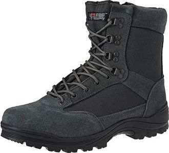 Mil-Tec Tactical Bottines à fermeture Éclair YKK Kaki, Urban Gris, 39 EU