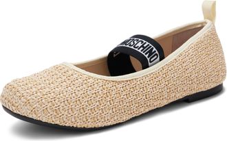 Love Moschino Damen Ja11071g0m Ballerinas, Natur, 36 EU