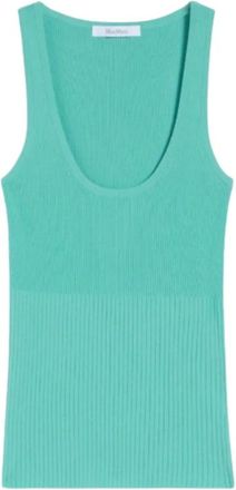 Max Mara Femme, Tops, Bleu, Taille: 38 FR D&eacute;bardeur