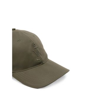 J.W.Anderson AC0459 Embroidered Anchor Logo Baseball Cap - Green