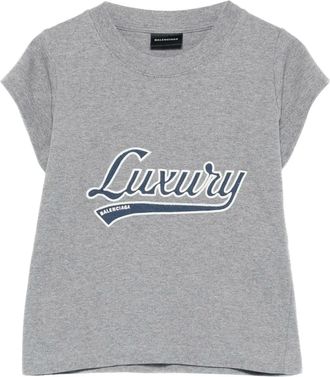 Balenciaga t-shirt à imprimé graphique - Gris