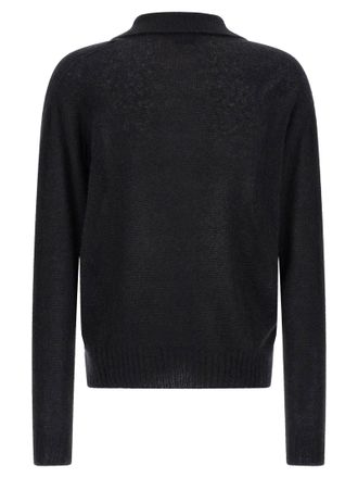 Tom Ford Cashmere and Silk Blend Polo Shirt - Black