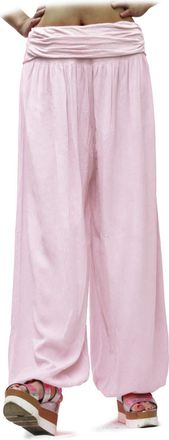 Glamexx24 Damen Haremshose leichte Pumphose Aladin-Hose Sarouelhose Yogapant Pluderhose Freizeithose Sommerhose