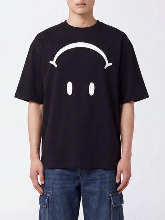Moschino T-shirt en coton coupe d&eacute;contract&eacute;e avec imprim&eacute; graphique