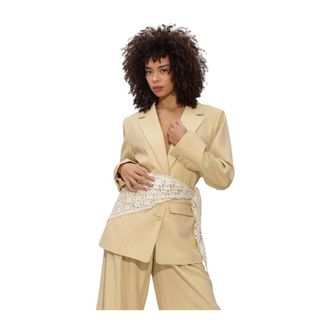 Gestuz Gzstacy Blazer - - Jackets - Damen - Gelb - XL