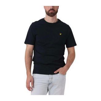 Lyle & Scott Homme, Tops, Bleu, Taille: XL T-shirt uni pour homme