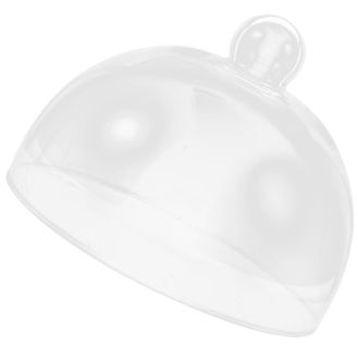 Cabilock Transparenter Kuchen Glasdeckel 21cm &oslash; Lebensmittelschutzzelt Aus Glas Mit Staubschutz F&uuml;r K&uuml;che Und Party