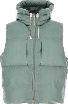 Jil Sander Homme, Vestes, Bleu, Taille: S Powder Sleeveless Down Jacket
