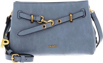 Picard sac à épaule bandoulière Style Crossbody Bag Denim bleu gris