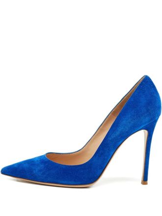 Gianvito Rossi Pumps mit spitzer Kappe - Blau