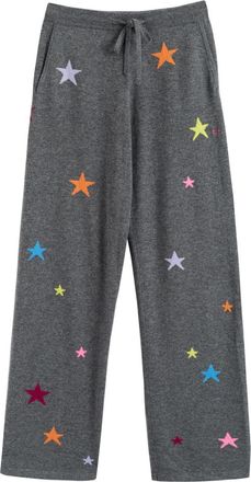 Chinti and Parker Star Hose mit weitem Bein - Grau