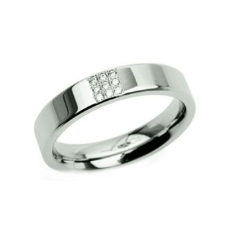 Boccia Damen-Ring Titan 9 Brillianten 0,045 Gr.60 0121-0260