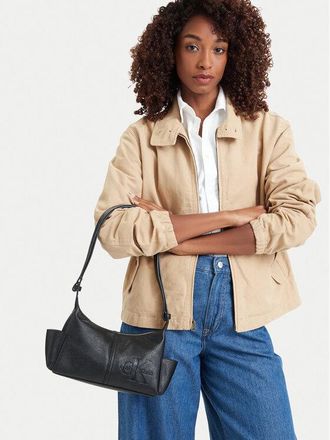 Calvin Klein Handtasche Pockets Monologo Crossbody LV04F3687G Schwarz