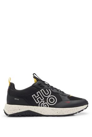 HUGO BOSS Men Kane_Runn_mfny_N Sneaker Black 35 EU