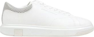 A|X Armani Exchange Homme, Chaussures, Blanc, Taille: 41 1/2 EU Baskets Sportives Slip-On avec Lacets
