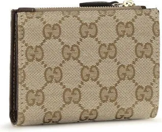 Gucci GG Canvas Wallet - Brown