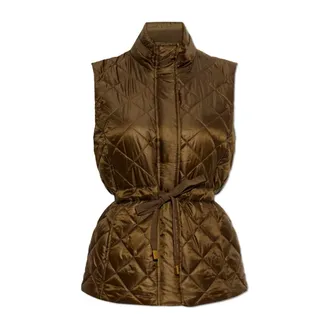 Michael Kors Femme, Vestes, Brun, Taille: 36 FR Gilet matelass&eacute;