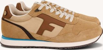 Faguo Baskets camel cuir & su&egrave;de - ELM