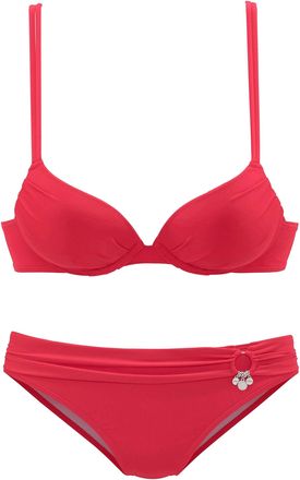 s.Oliver Push-Up-Bikini gerade Tr&auml;ger