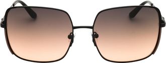 Guess Gl&auml;nzende Schwarze Sonnenbrille Von Guess