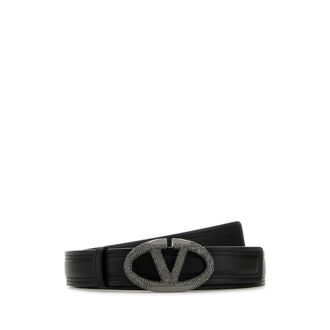 Valentino Garavani Belt H. 30 VLogo The Bo - - Accessories - Damen - Schwarzk - 75 CM