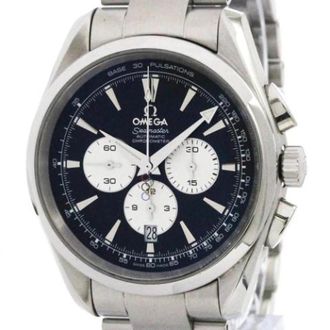 Omega Pre-owned Seamaster Aqua Terra Armbanduhr - - Pre-owned - Herren - Schwarzk - ONE SIZE
