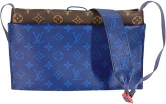 Louis Vuitton unisex, Pre-owned, Bleu, Taille: ONE Size Sac bandouli&egrave;re Vintage Pre-owned