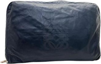 Loewe unisex, Pre-owned, Noir, Taille: ONE Size Pochette en cuir Pre-owned
