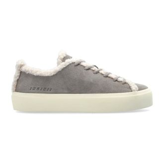 INUIKII Femme, Chaussures, Gris, Taille: 36 EU Shearling Chaussures basses
