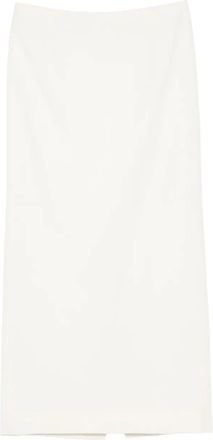 Toteme jupe en laine - Blanc