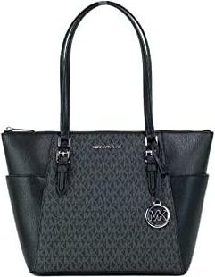 Michael Kors Sac de transport Charlotte pour femme, Black Sig, L