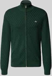 GANT Strickjacke mit Strukturmuster