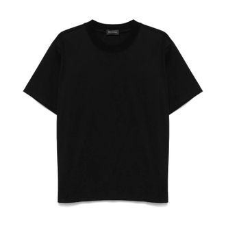 Tagliatore Herrenbekleidung T-Shirts Polos Schwarz Ss25 - - Tops - Herren - Schwarzk - 2XL