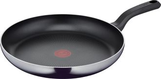 T-fal Resist Bratpfanne 32 cm, sichere Titanium Antihaftversiegelung, nicht induktionsgeeignet,Thermo-Signal Temperaturindikator, leichte Reinigung, f&uuml;r all