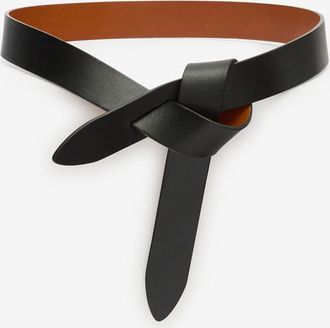 Isabel Marant Ceinture Lecce - Femme - Noir Et Naturel - Taille XL - Isabel Marant