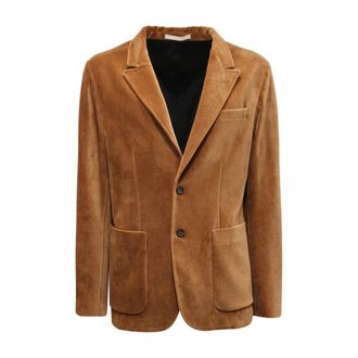Paolo Pecora Velvet Jacket Terra - - Jackets - Herren - Braun - L