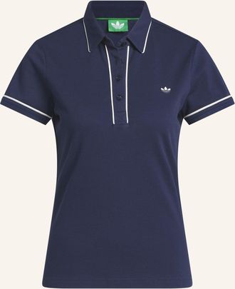 adidas Originals Twistknit Trefoil Poloshirt blau