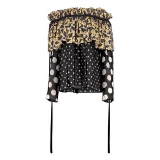 Nina Ricci Polka Dot Satin Top - - Blouses & Shirts - Damen - Mehrfarbig - 2XS