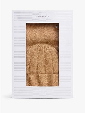 Tommy Hilfiger Coffret cadeau bonnet et &eacute;charpe duveteux
