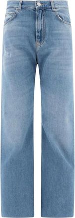 Pinko Pinko, Femme, Jeans, Bleu, Taille: W29 Jean Large en Denim