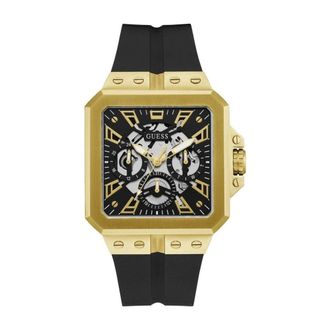 Guess Homme, Accessoires, Noir, Taille: ONE Size Montre habill&eacute;e synth&eacute;tique