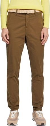 Esprit Damen 993ee1b312 Hose, 350/Khaki Green, 32W x 32L