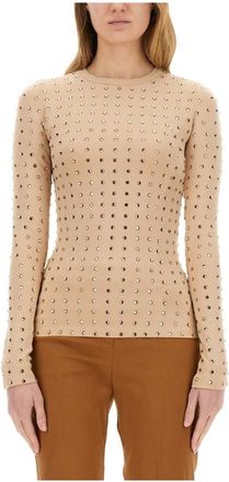 Sportmax Femme, Tops, Beige, Taille: 40 FR Negus Top