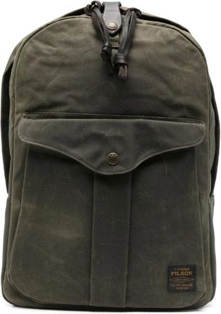Filson Homme, Sacs, Vert, Taille: ONE Size Sac &agrave; Dos Vert avec Fermeture &Eacute;clair Sup&eacute;rieure