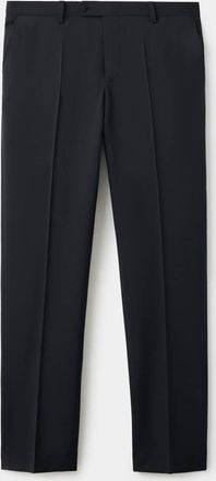Mango Pantalon costume smoking slim-fit noir - Homme - 38 - MANGO MAN