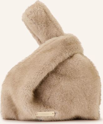 Herno Herno Handtasche Aus Kunstfell beige