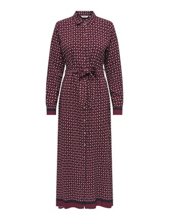 Only Onlveda Border L/S Long Dress WVN