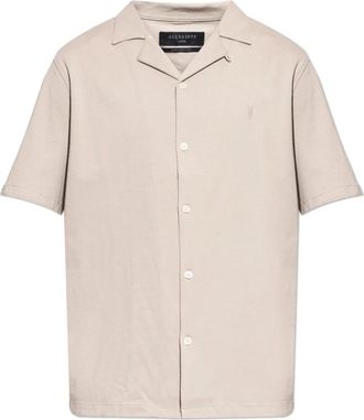 AllSaints Homme, Chemises, Beige, Taille: S Hudson Shirt