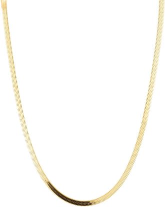 Liebeskind Dünner Choker Sleek chain Edelstahl IP Gold