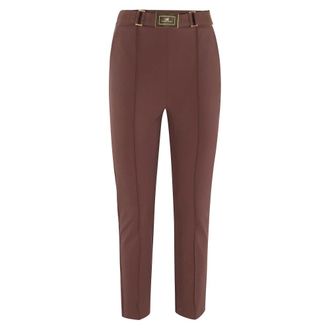 Elisabetta Franchi Damen, Hosen, Braun, XSGr&ouml;&szlig;e
